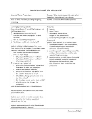 Project Planner: Who Am I? | PDF