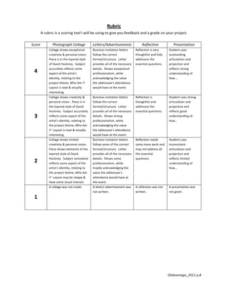Project Planner: Who Am I? | PDF