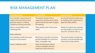 Project planning | PPTX