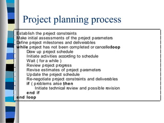 Project planning | PPT
