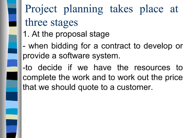 Project planning | PPT