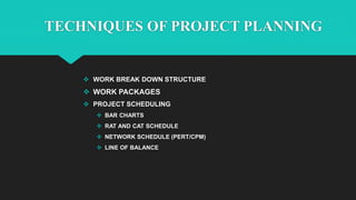 PROJECT PLANNING | PPT