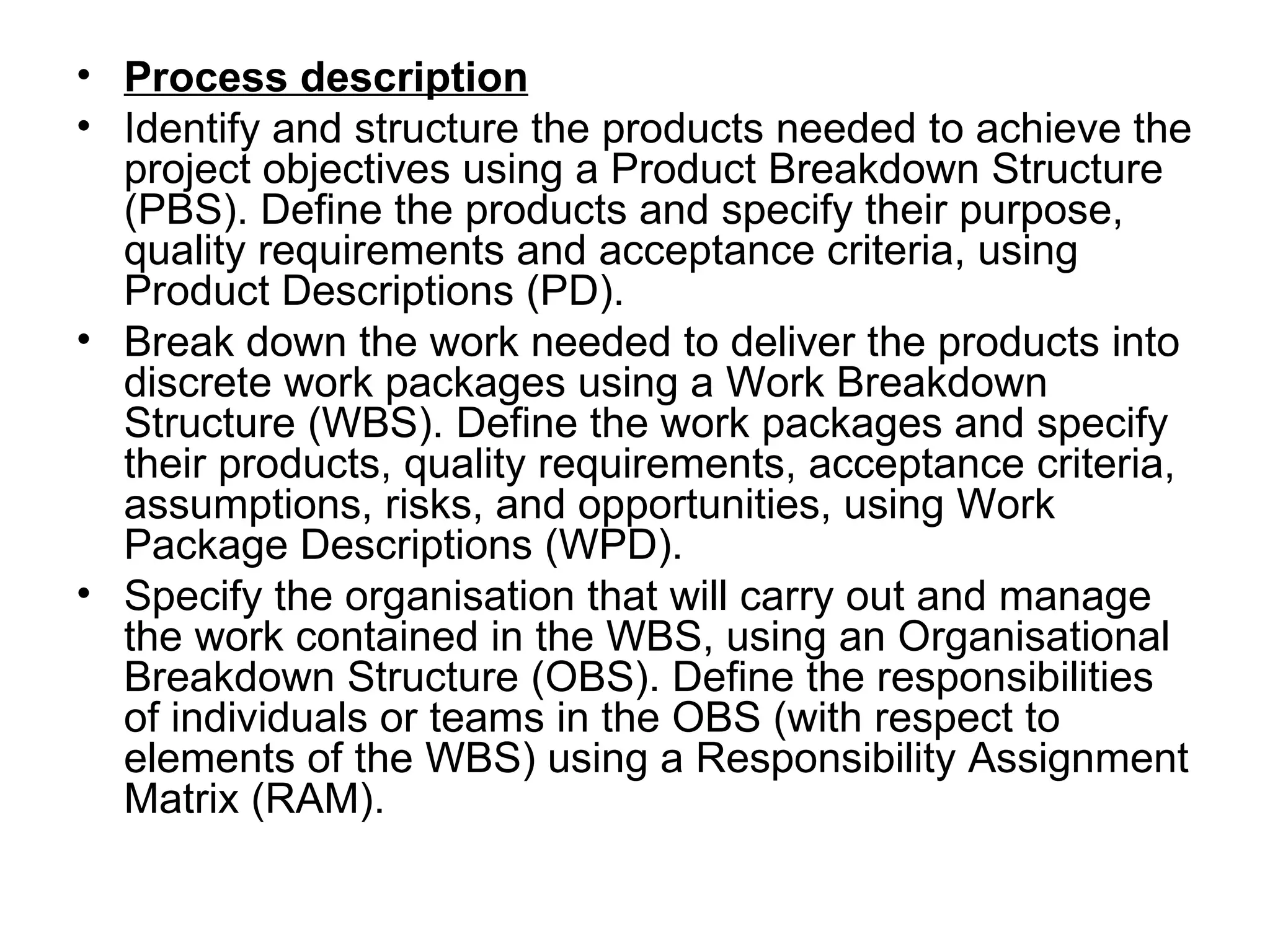 Project planning and control | PPT