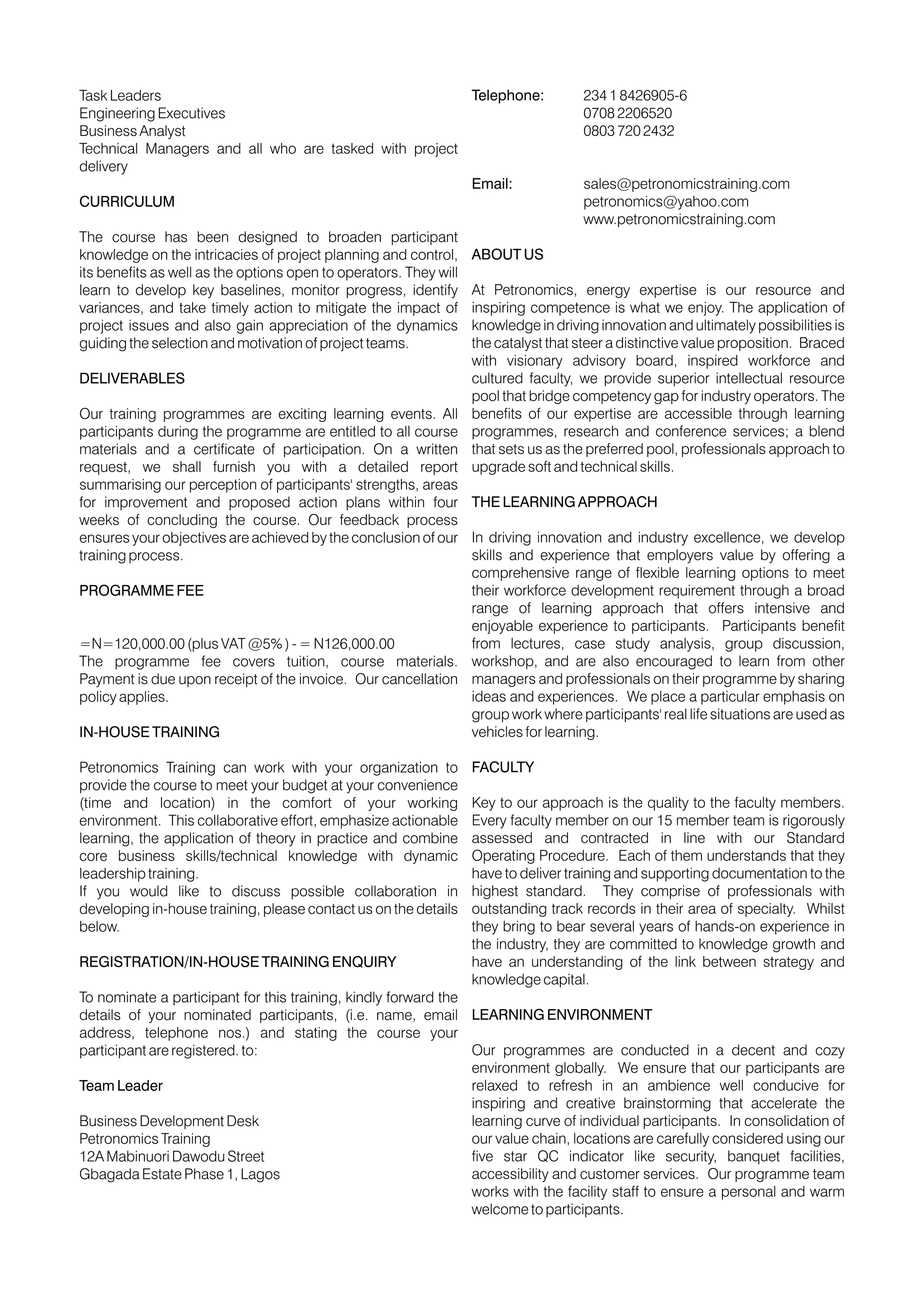 Project planning and controls | PDF