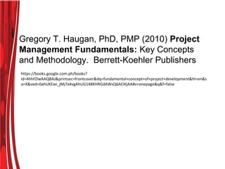 Project Planning and Development | PPT