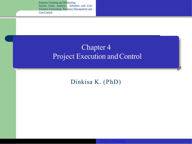 Project Planning and Excution chapter 4.ppt