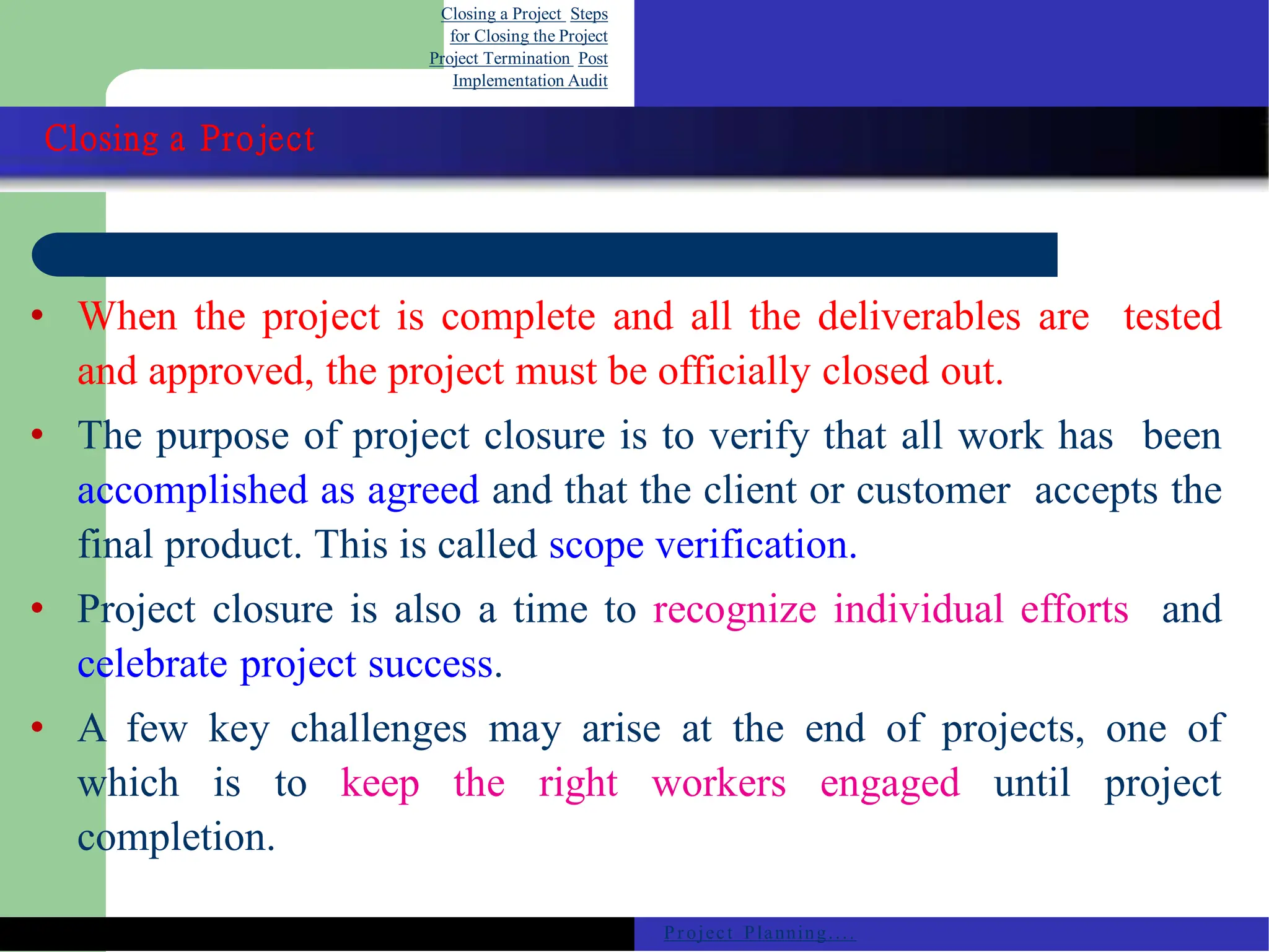 Project Planning and Excution chapter 6.ppt | Civil Engineering Industry | Industries