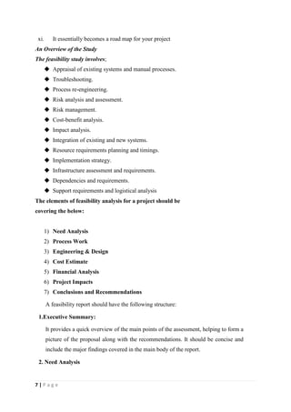 Project planning and feasibility study | PDF