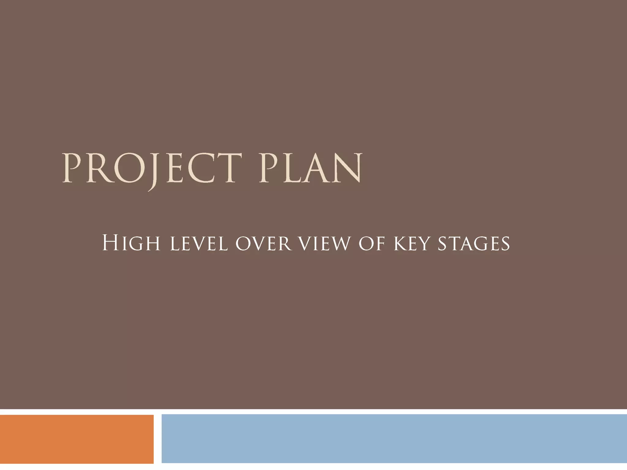Project planning and overview template | PPTX