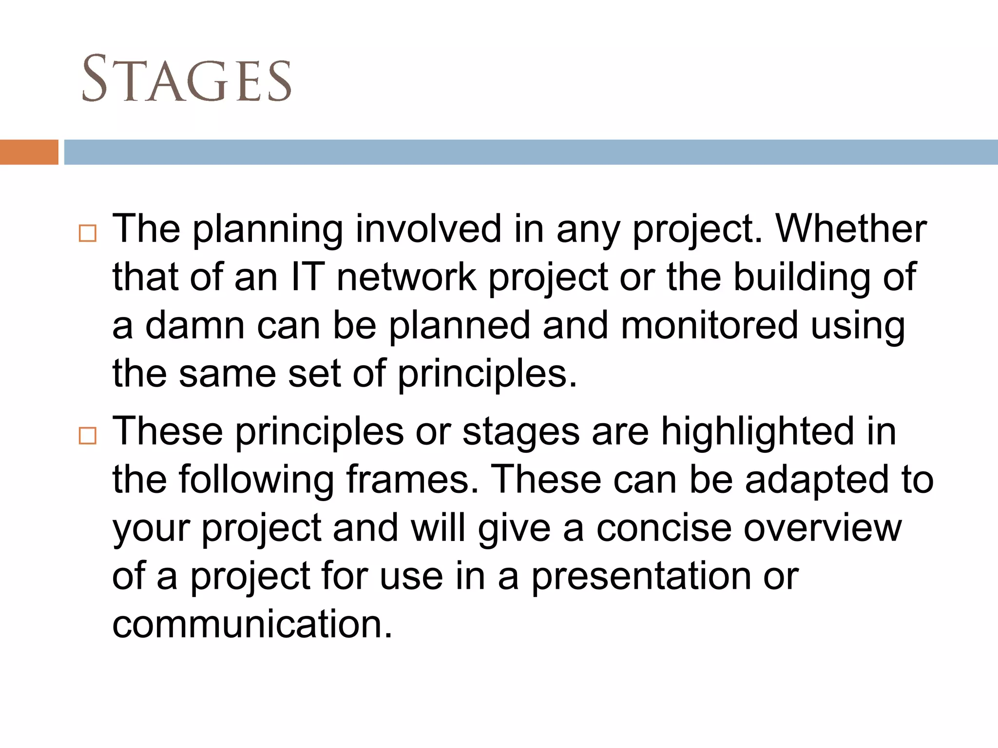 Project planning and overview template | PPTX