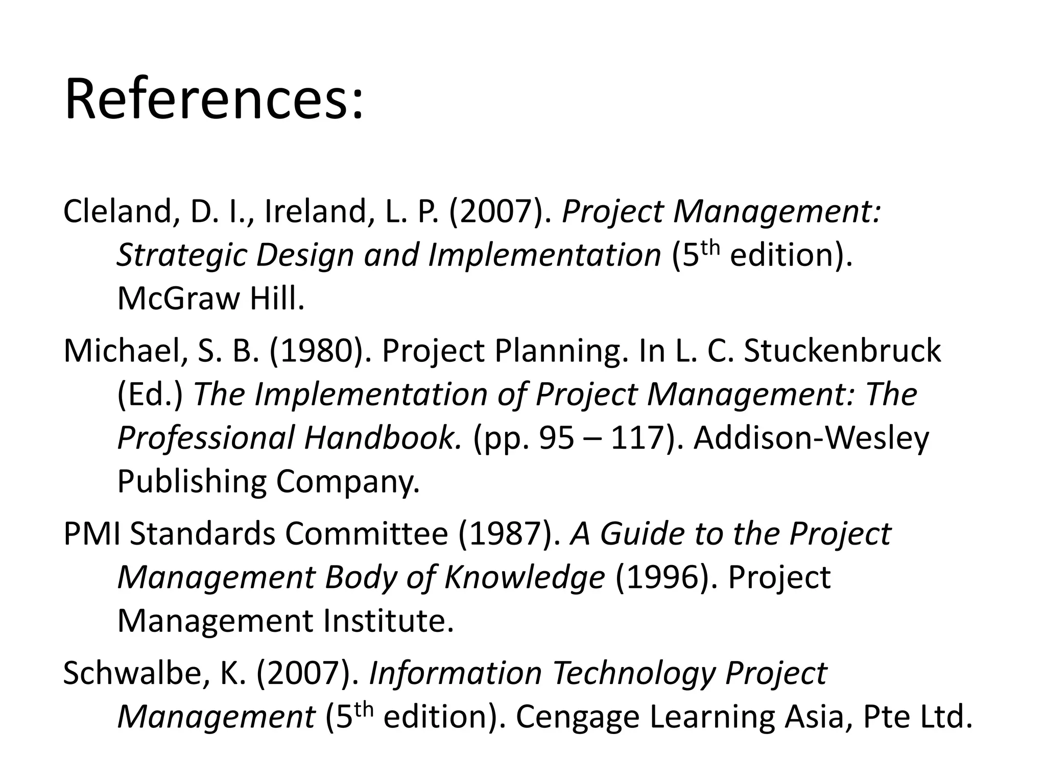 Project planning and project work plan | PPTX