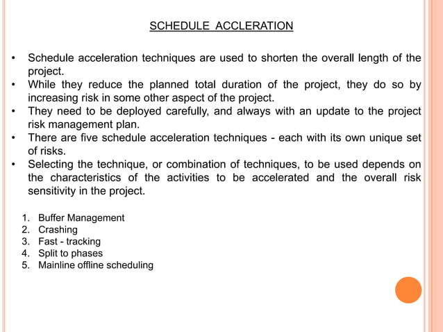 Project planning and scheduling techniques | PPTX | Computer Software ...