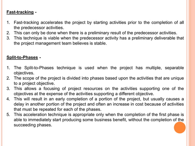 Project planning and scheduling techniques | PPTX | Computer Software and Applications | Computing