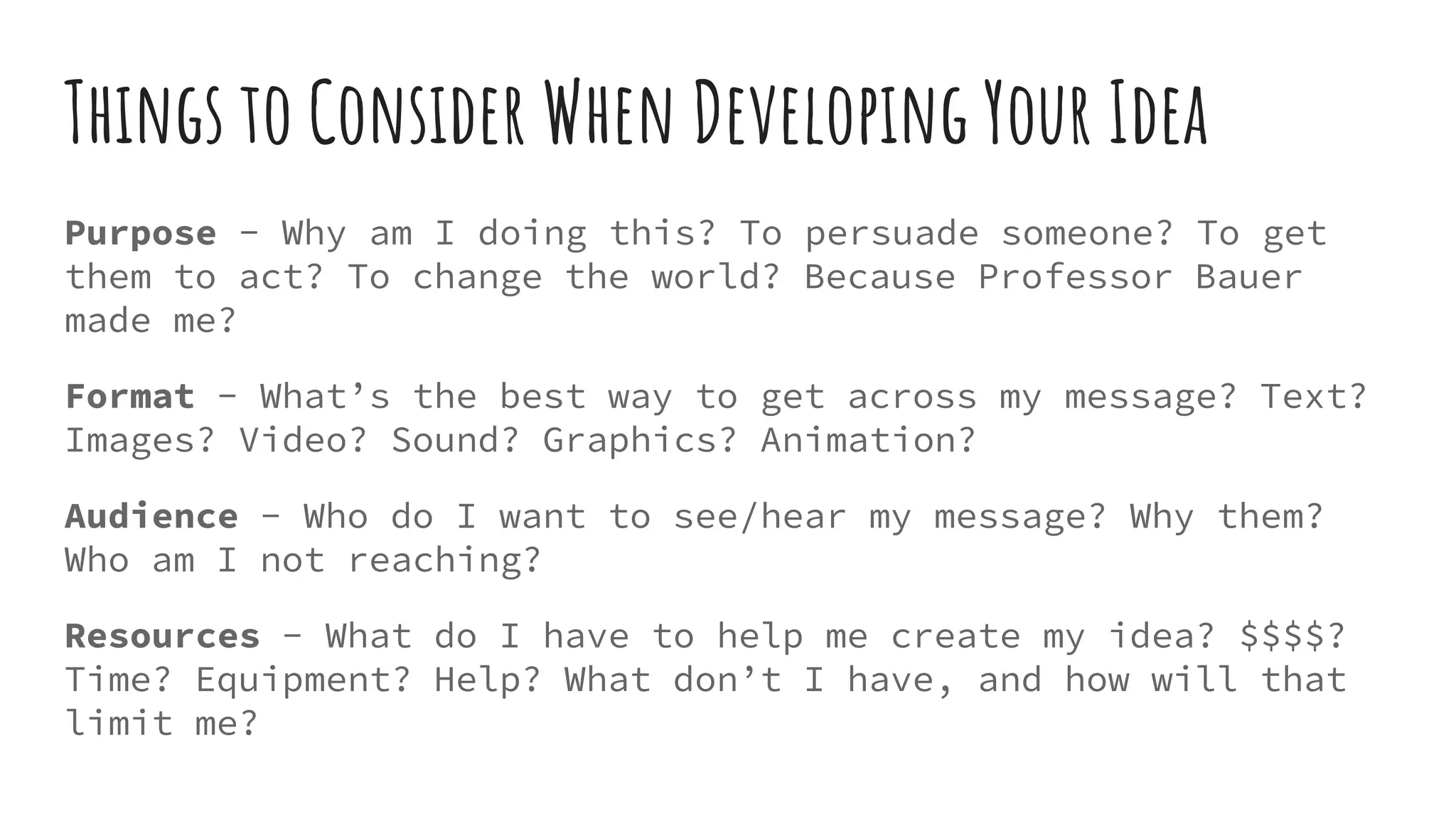 Project Planning & Development | PPTX