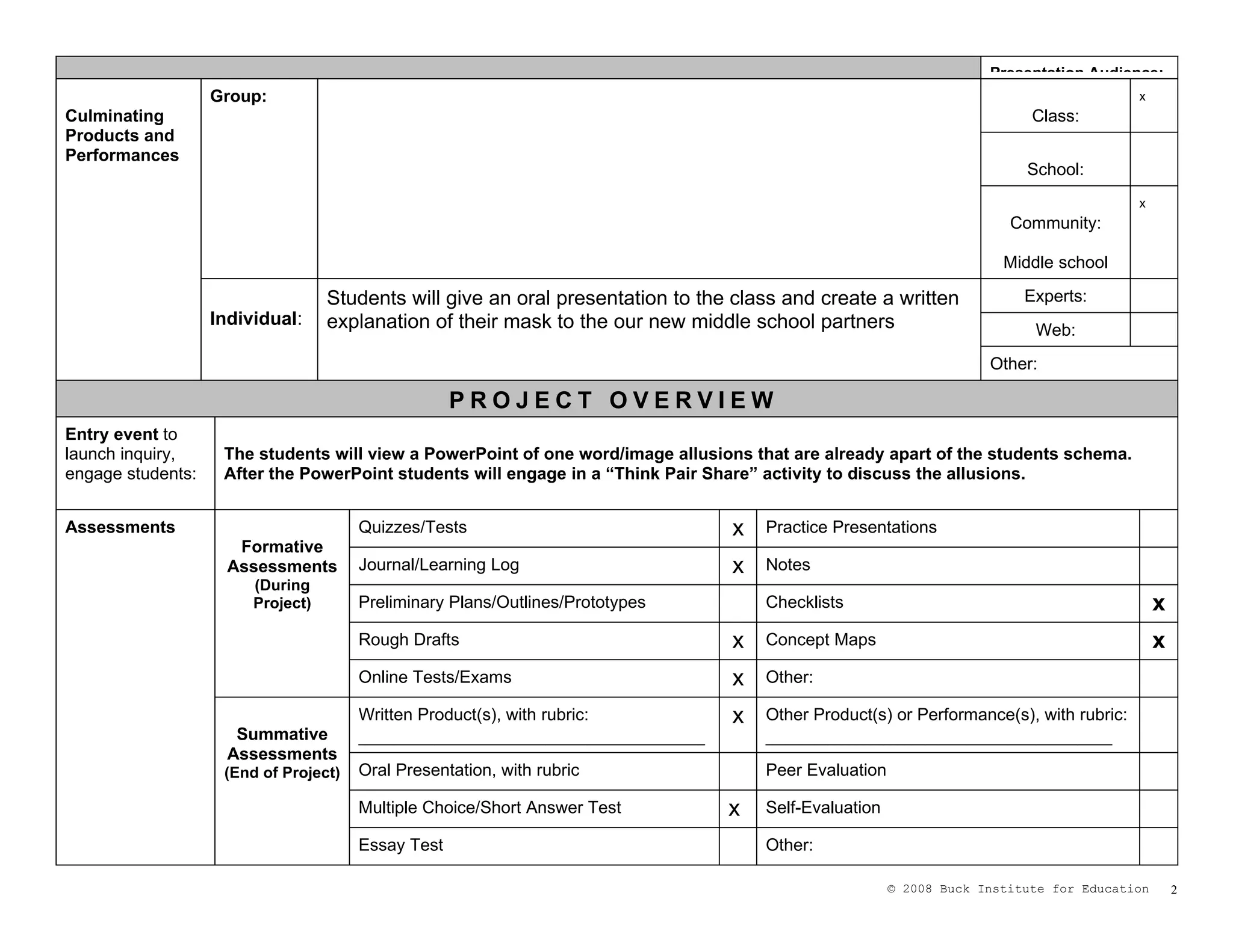Project planning forms_0210_dar_col | PPT