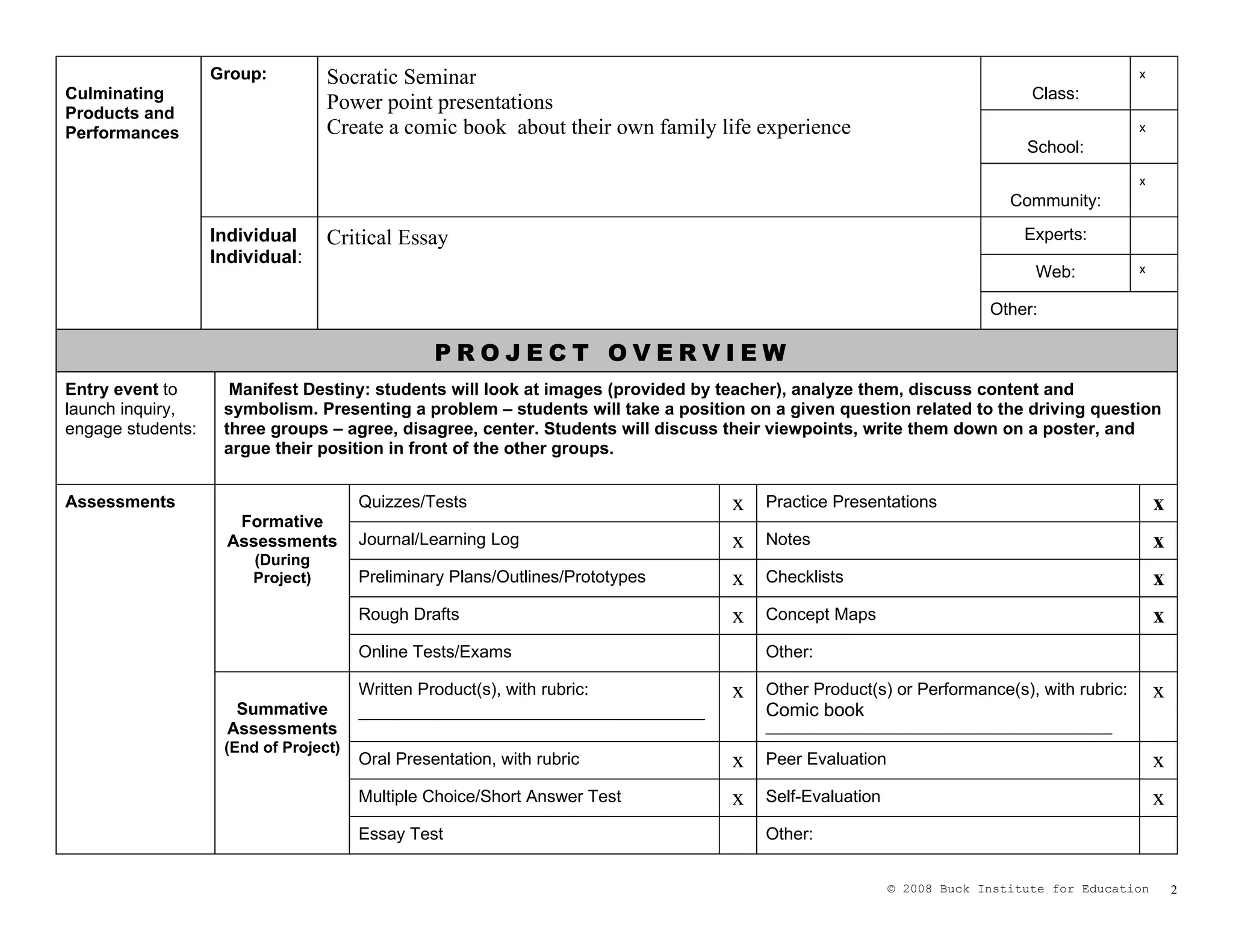 Project planning forms_0210revised | PPT
