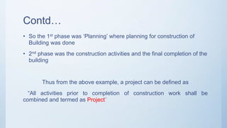 Project Planning in India | PPT