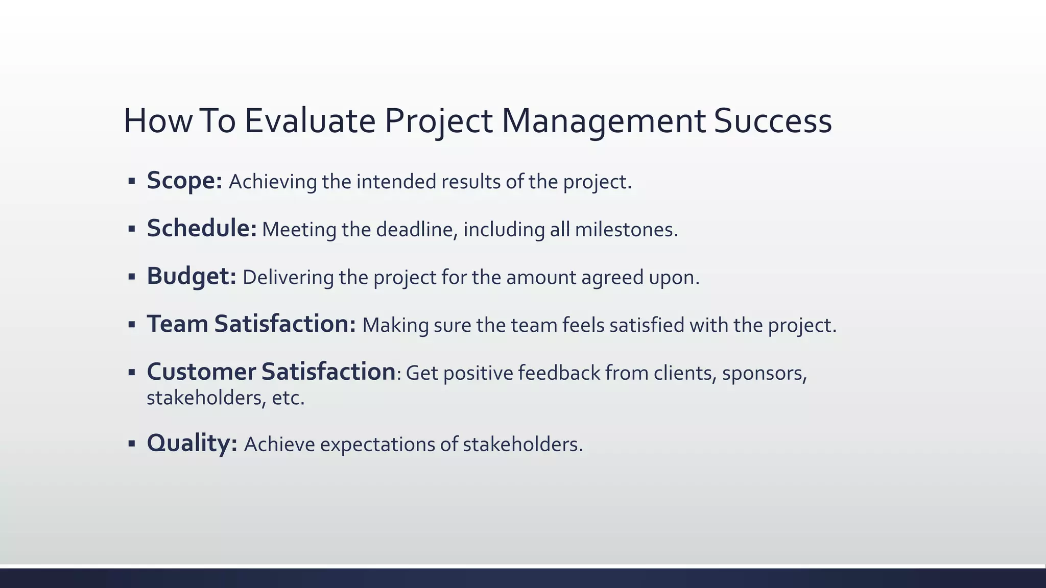 Project Planning & Management | PPTX