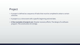 Project Planning & Management | PPTX