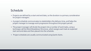 Project Planning & Management | PPTX