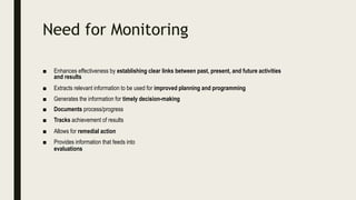 Project Planning and Monitoring (including the use of LogFrame) | PPTX