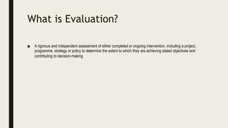 Project Planning and Monitoring (including the use of LogFrame) | PPTX