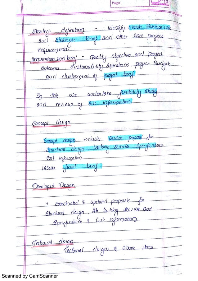 Project planning notes | PDF