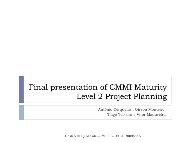 A Cmmi-Compliant Project Plan – VelociQ 101 Multiple Choice Questions ...