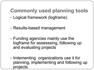 2nd Partnership Inception Workshop_Presentation 3: Project planning ...