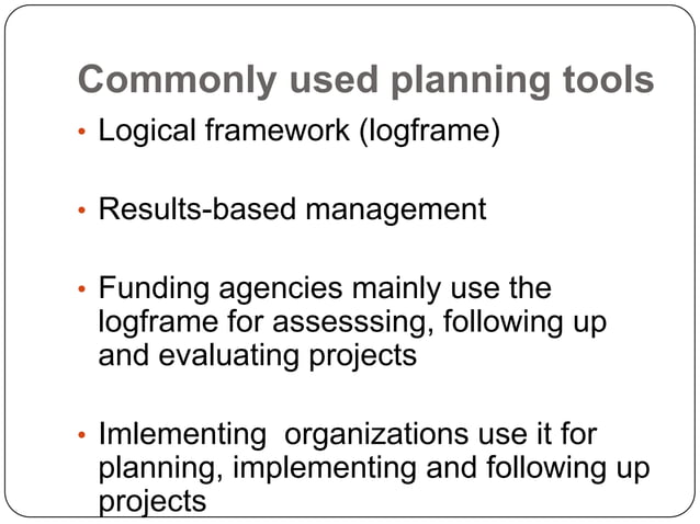 2nd Partnership Inception Workshop_Presentation 3: Project planning ...