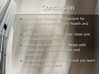 Project Planning With A Draft | PPT