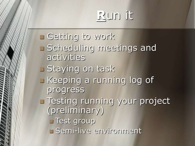 Project Planning With A Draft | PPT