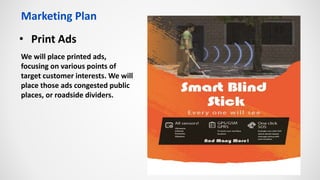 Project plannning of smart blind stick | PPTX