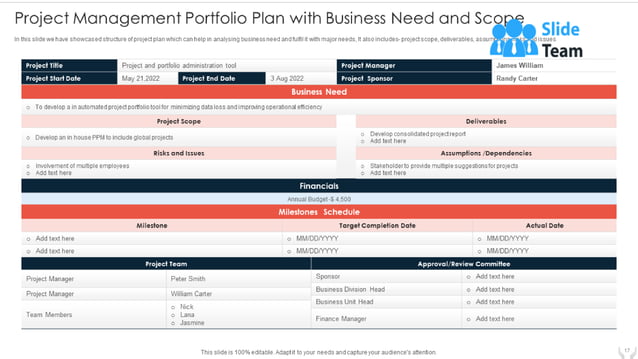 Project Plan Powerpoint Ppt Template Bundles | PDF