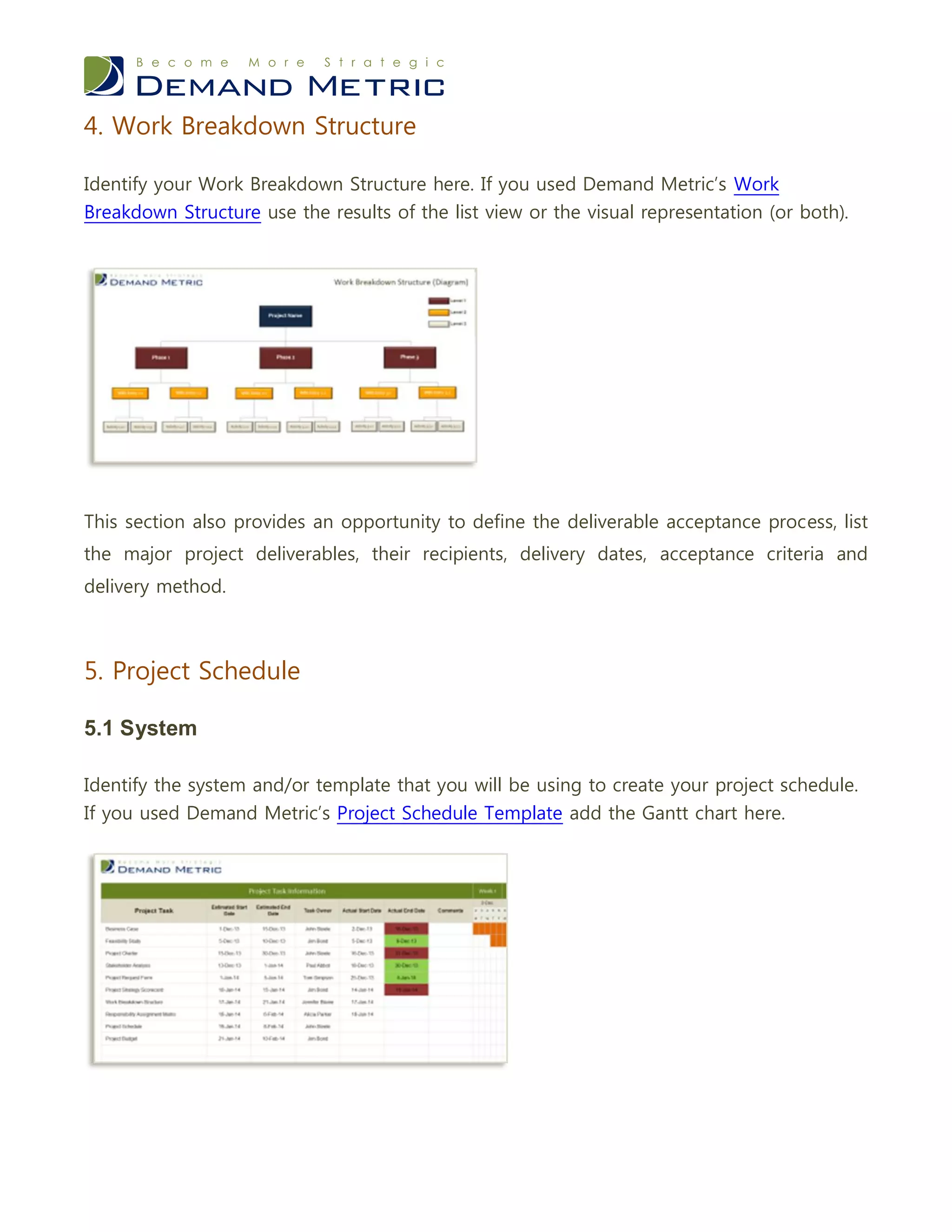Project Plan template | PDF