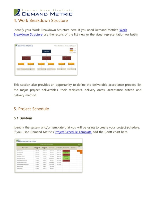 Project Plan template | PDF