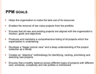 Project portfolio management | PPTX