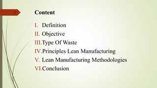 Lean Manufacturing | PDF