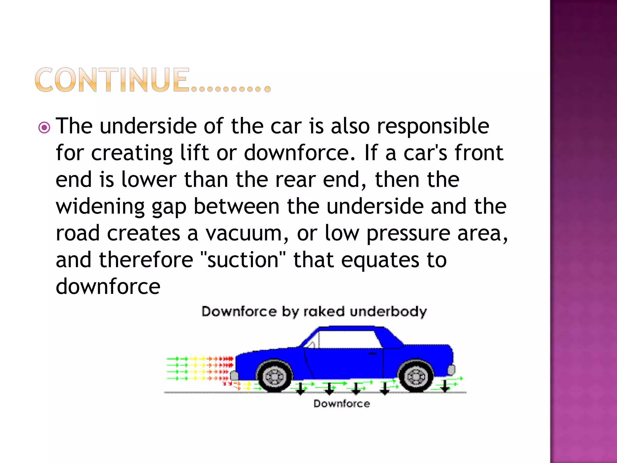 Automobile aerodynamics | PPTX