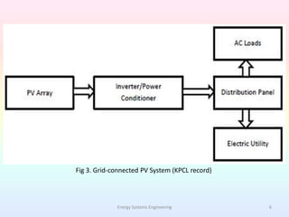 Study of Large Scale Grid interactive Solar PV power plant | PPT