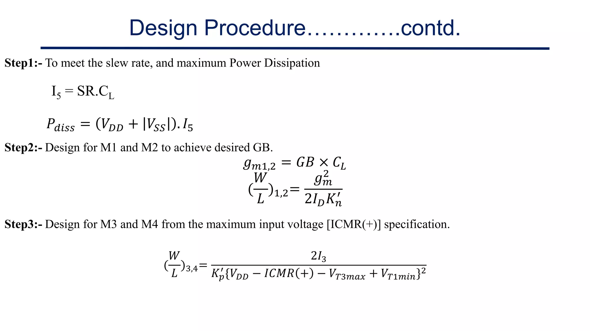 Design of CMOS operational Amplifiers using CADENCE | PPTX