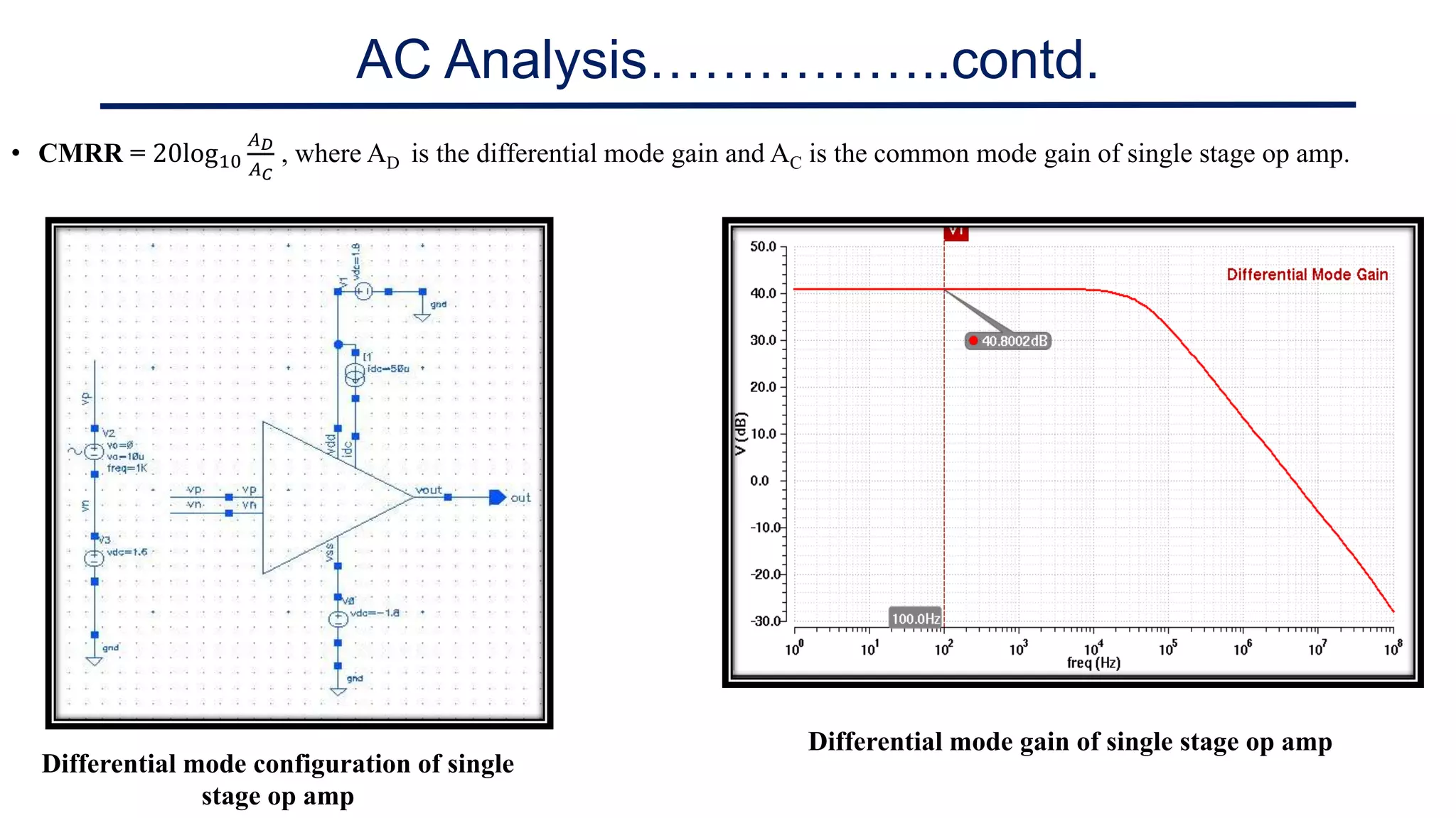 Design of CMOS operational Amplifiers using CADENCE | PPTX