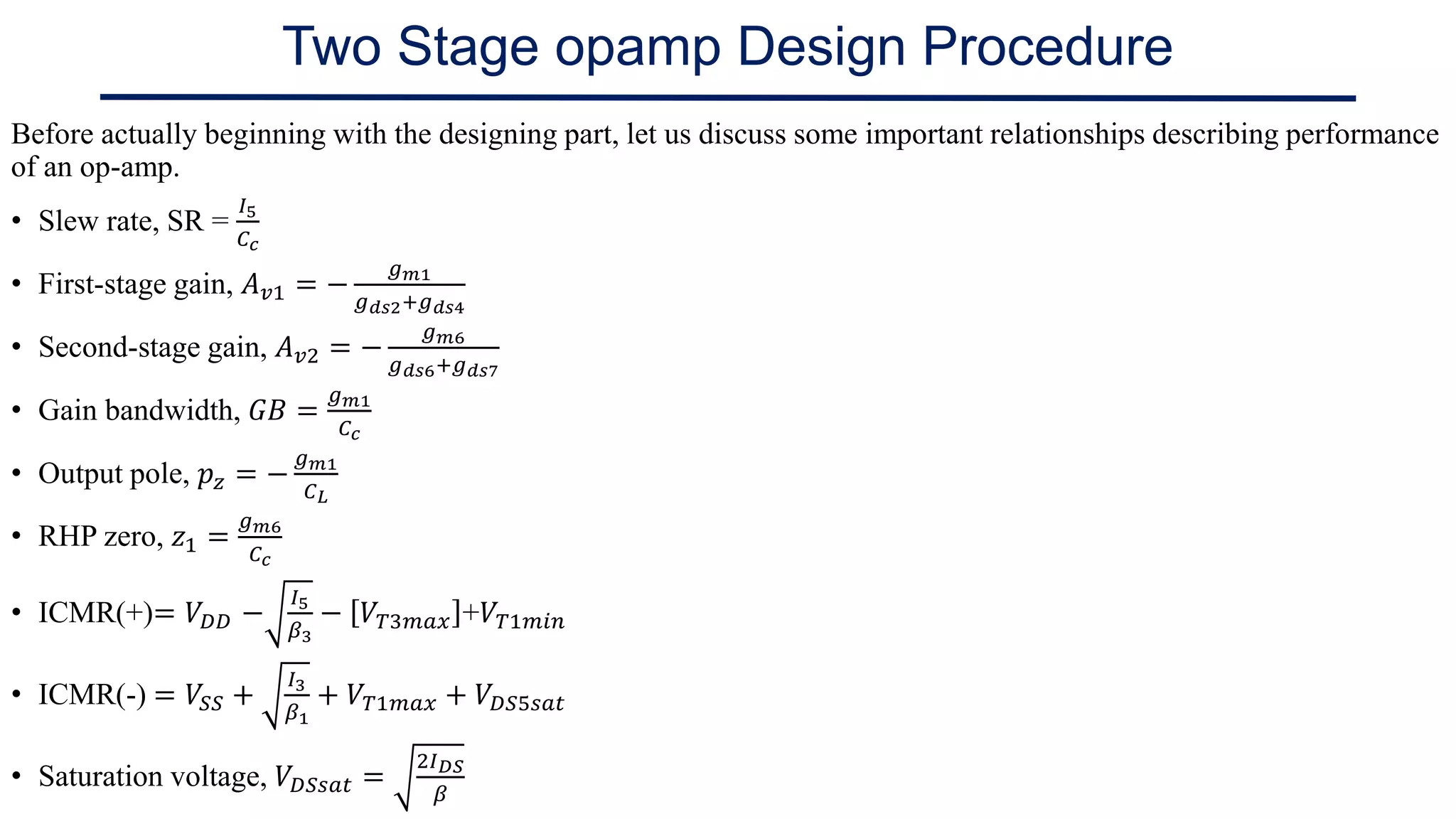 Design of CMOS operational Amplifiers using CADENCE | PPTX