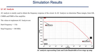 Design of CMOS operational Amplifiers using CADENCE | PPTX