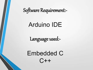 Smart agriculture system using IOT | PPTX