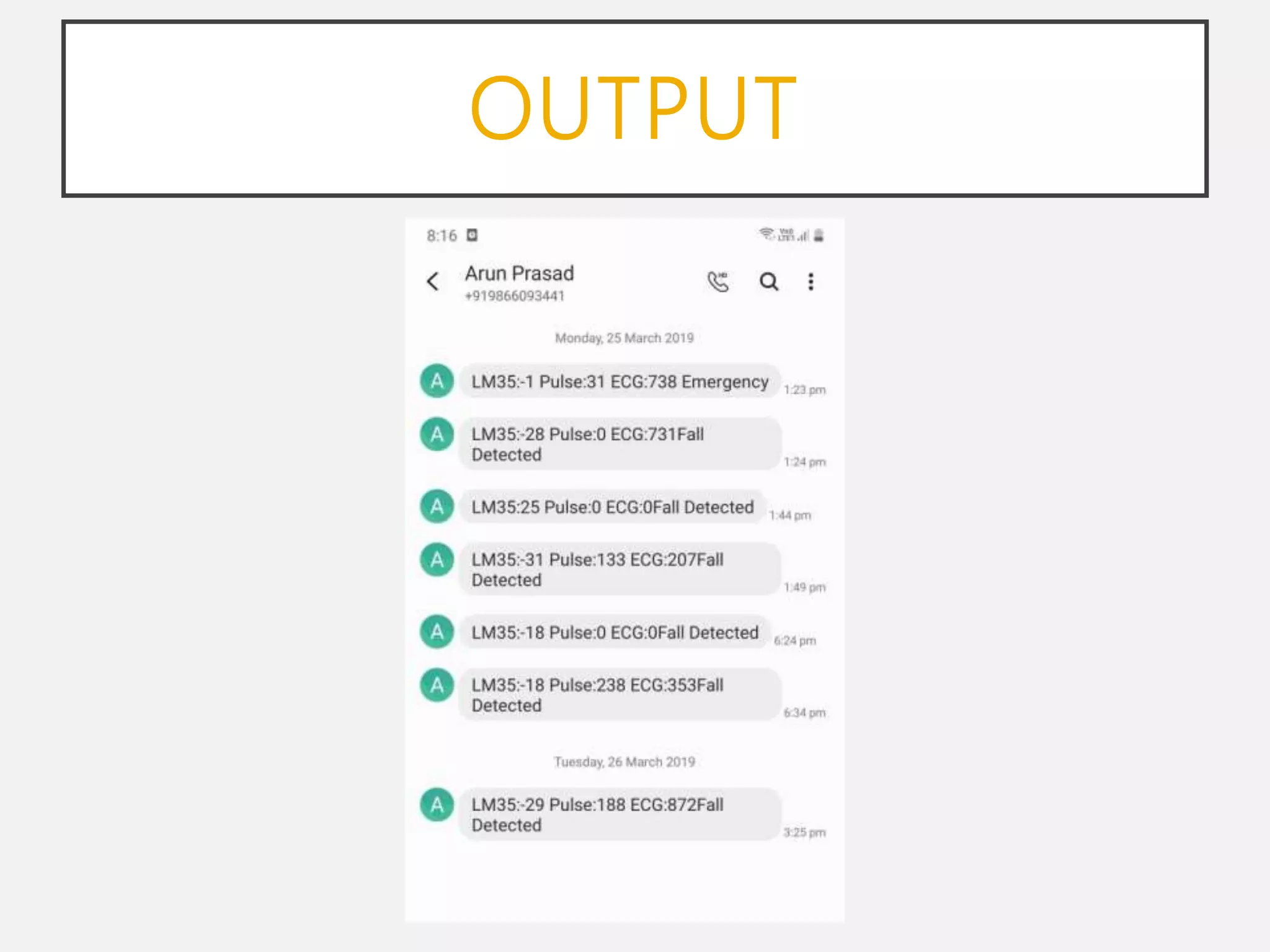 Implementation Of Real Time IoT Based Health monitoring system | PPTX
