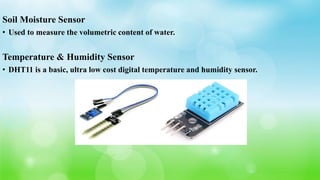 GSM Based climate Monitoring System for Agriculture | PPT