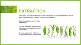 MICROWAVE ASSISTED EXTRACTION | PPTX
