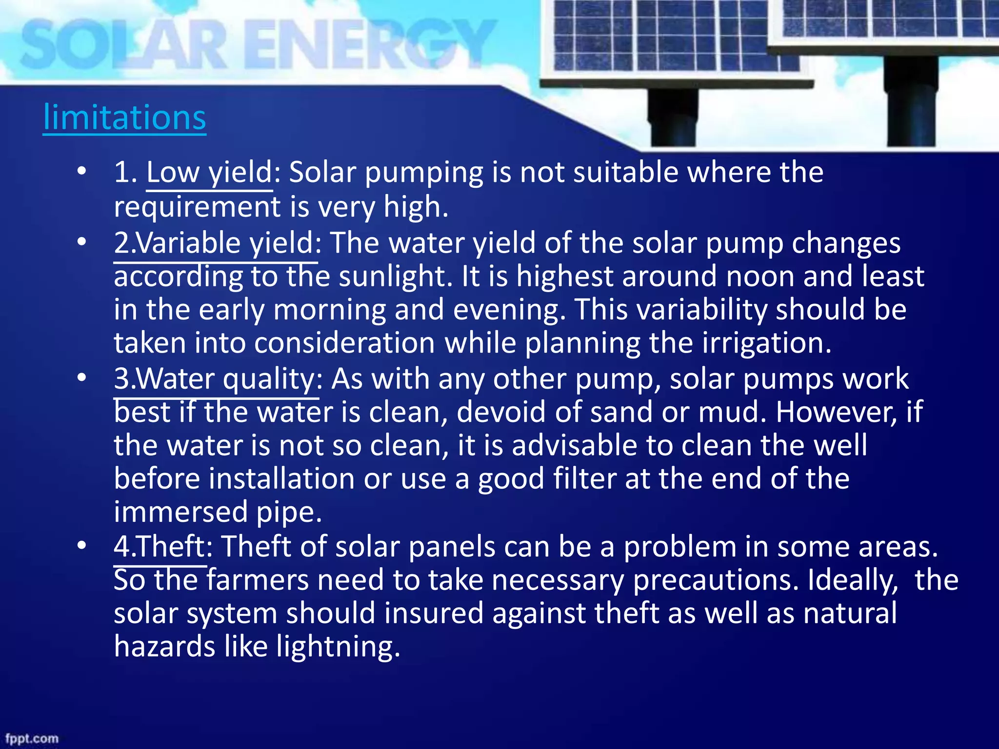 Smart Solar Irrigation System | PPTX