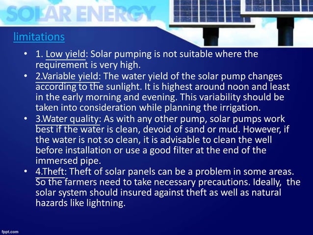 Smart Solar Irrigation System | PPTX | Water Services | Home Utilities